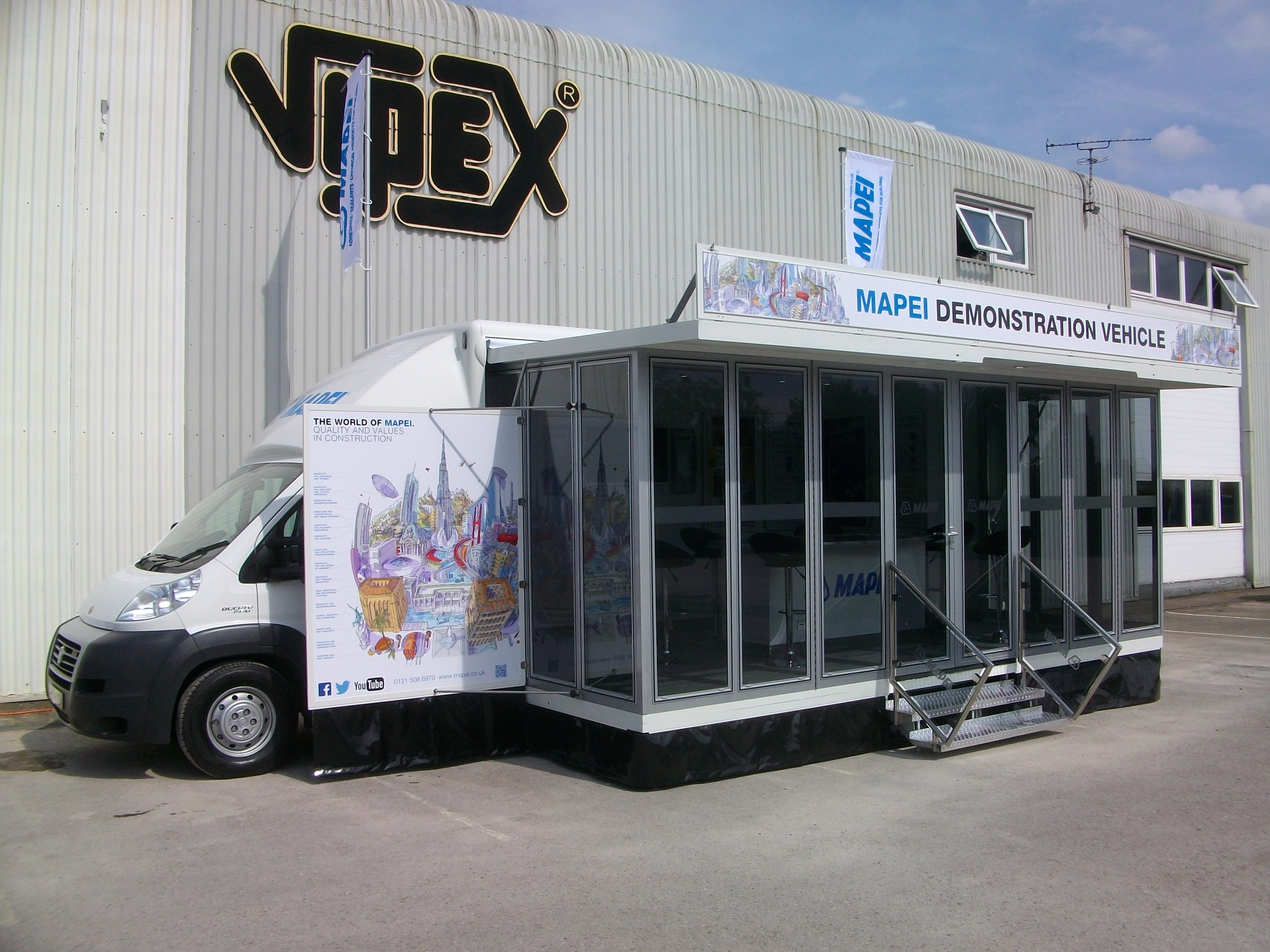 Mapei Demonstration and Exhibition Van - NEAT Vehicles