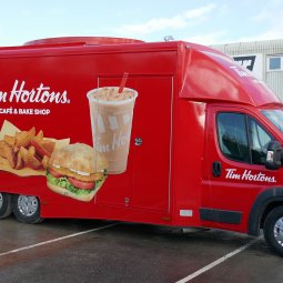 Tim Hortons Cafe and Bakeshop Mobile Unit - NEAT Vehicles