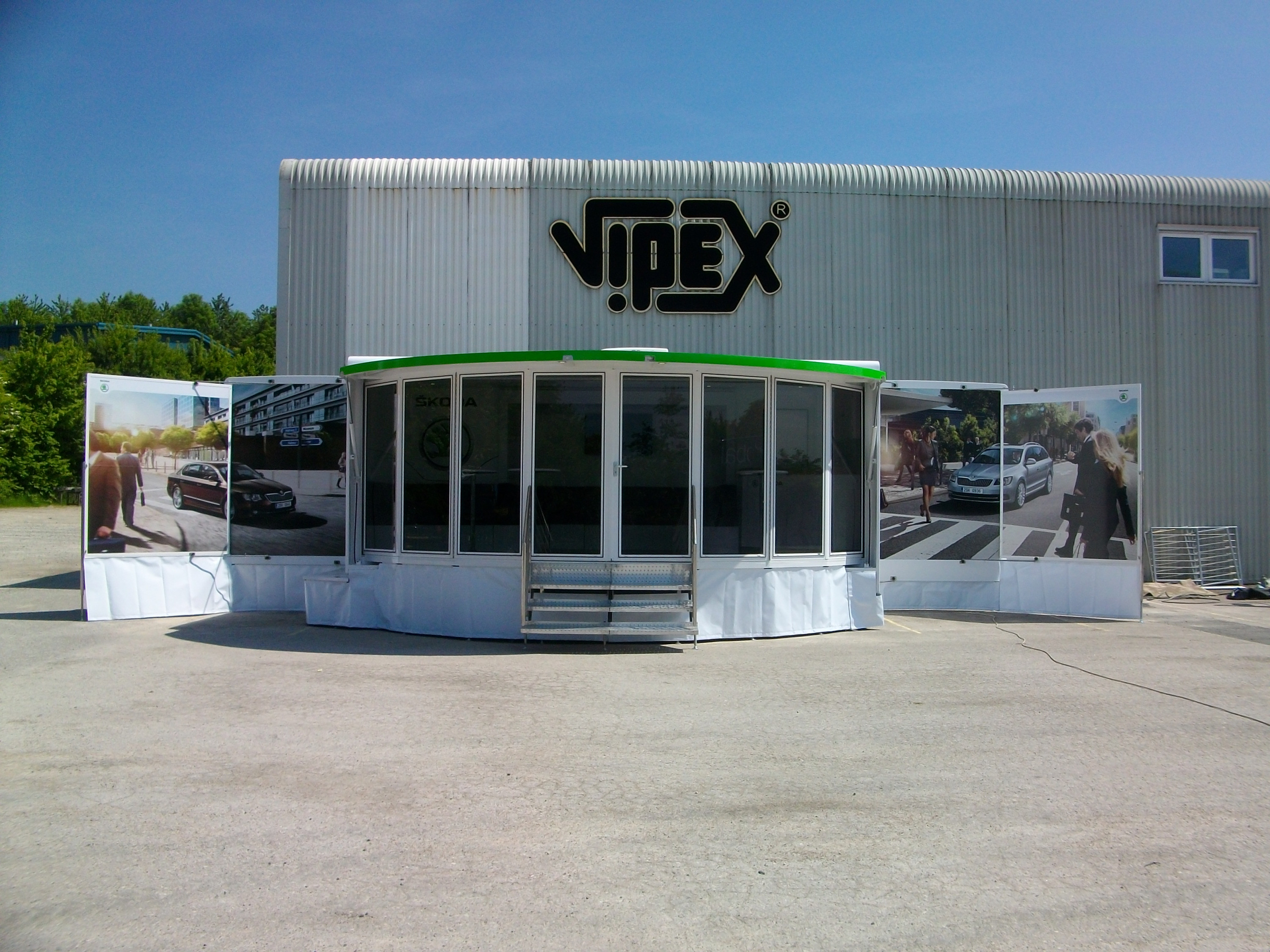 Skoda 3,500 KG Expandable Exhibition Trailer - NEAT Vehicles